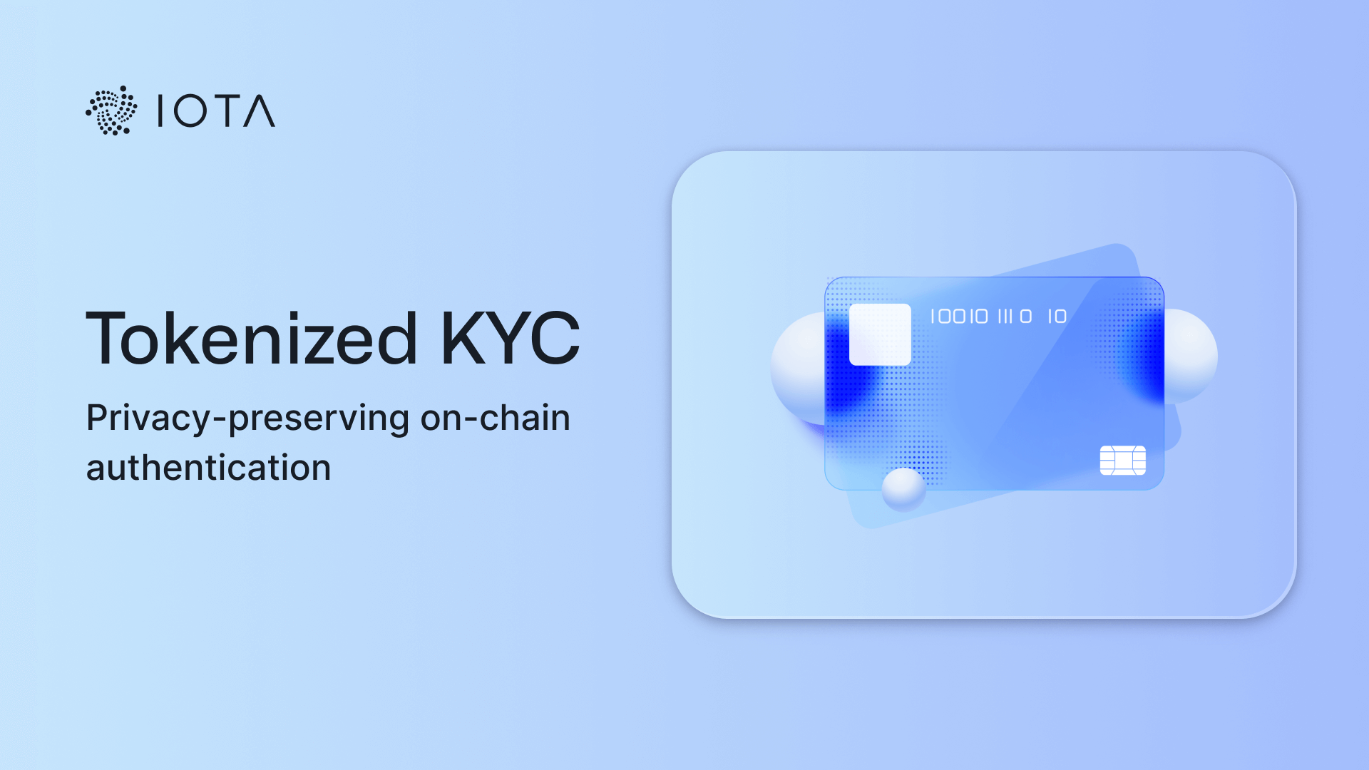 Tokenized KYC - Privacy-Preserving On-Chain Authentication | IOTA Technology Showcase