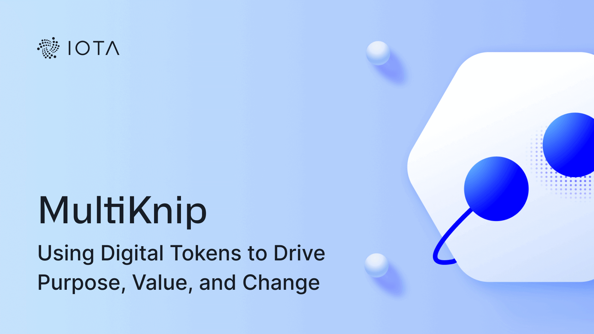 MultiKnip - Using Digital Tokens to Drive Purpose, Value, and Change | IOTA Technology Showcase